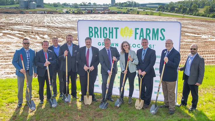 BrightFarms strikes ground on Pennsylvania greenhouse - Produce Grower