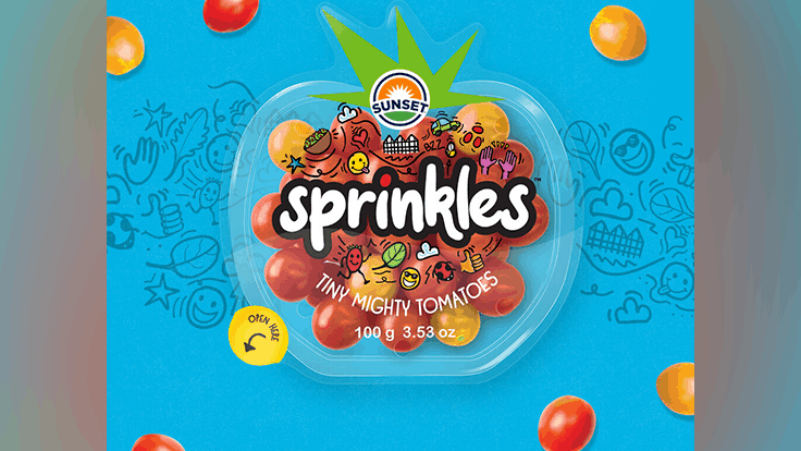 Sunset's Sprinkles Tiny Mighty Tomatoes win packaging and branding ...